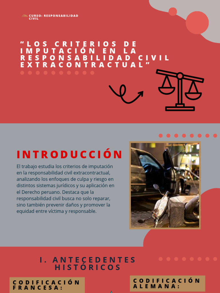 Ta2 Responsabilidad Civil Diapos | PDF | Daños y perjuicios | Intención ...