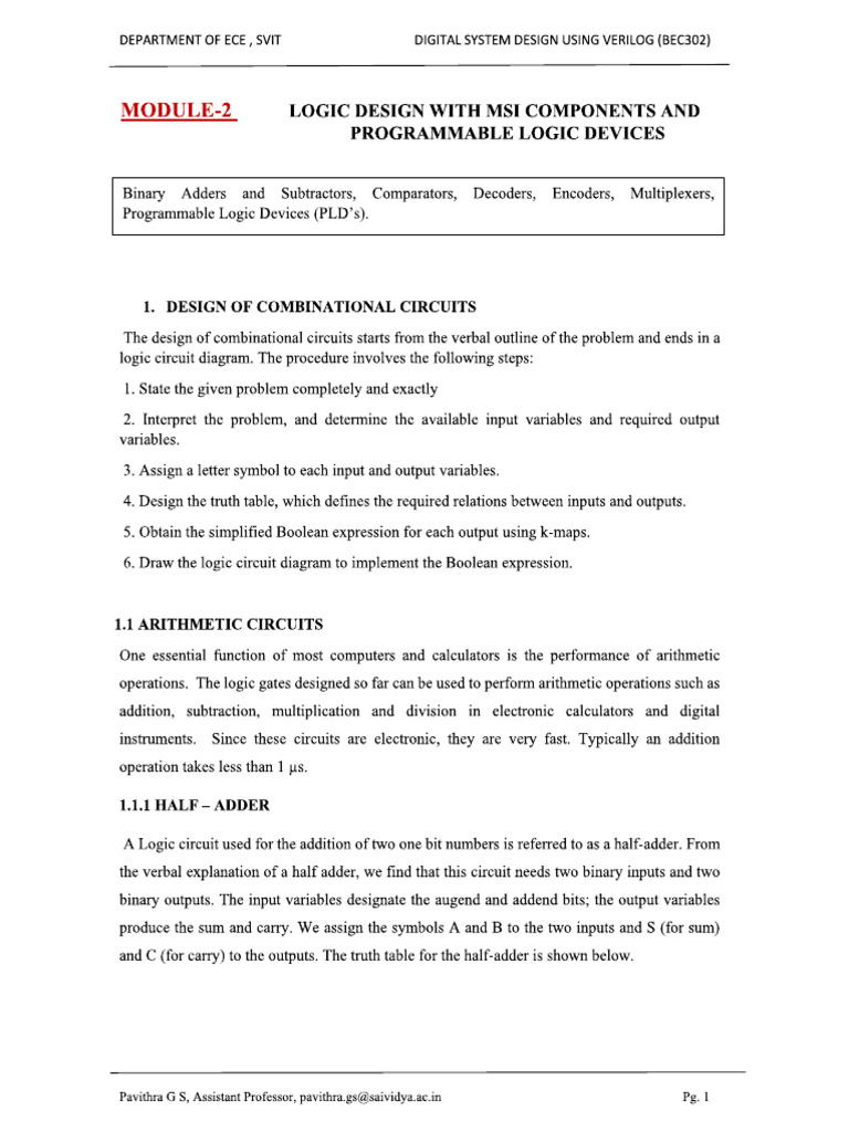 Module Computer Notes DSDV 2 | PDF