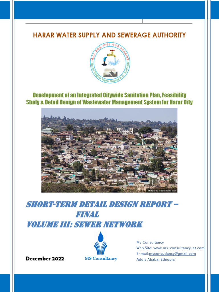 Volume III Sewer Network 20240409 | PDF | Storm Drain | Sanitary Sewer