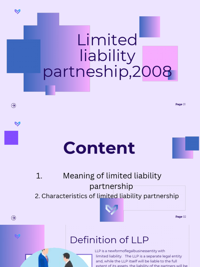 LLP presentation _20251113_204613_0000 | PDF | Limited Liability Partnership | Partnership