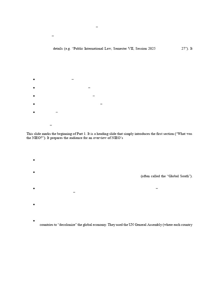 New International Economic Order | PDF | International Monetary Fund ...