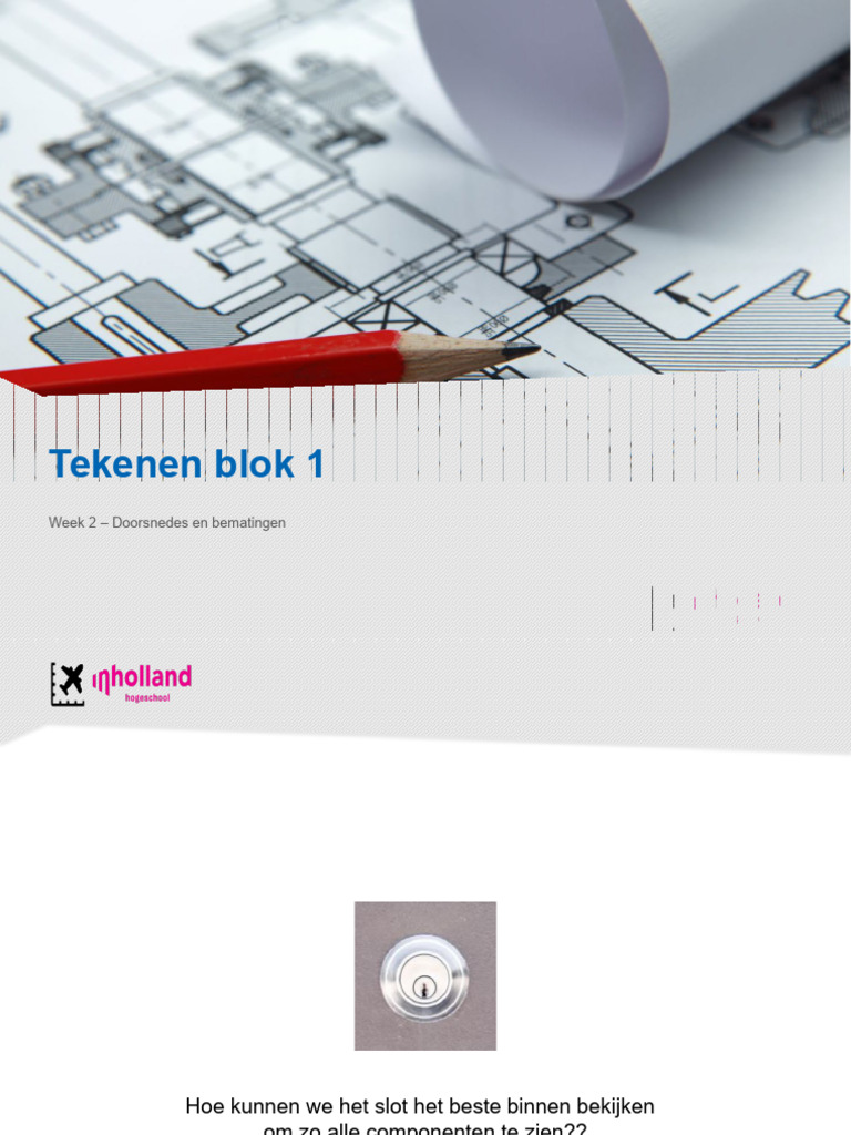 Engineering Drawing Week 2 2020-2021 HC NEDERLANDS | PDF
