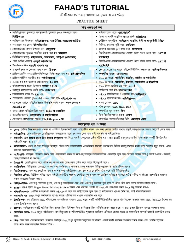 Chapter-1 ( ) Practice Sheet | PDF