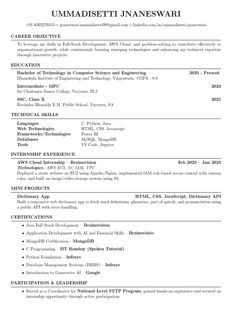 Minesh Agrawal s CV | PDF