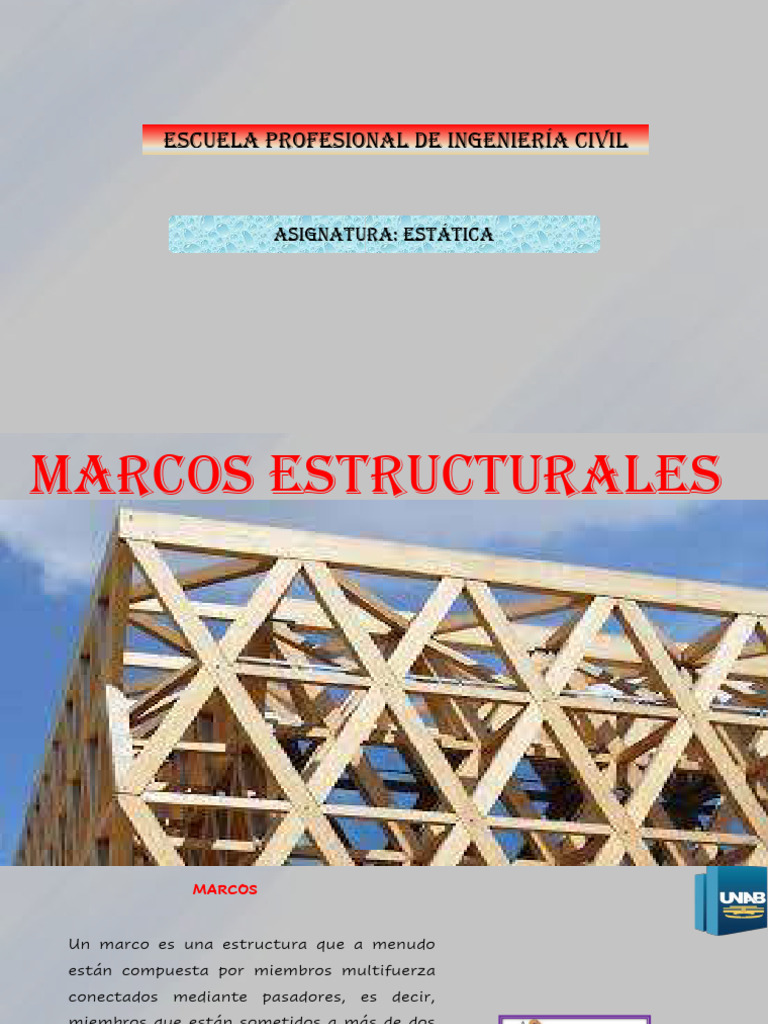 Análisis de Marcos Estructurales en Ingeniería | PDF | Resistencia de ...