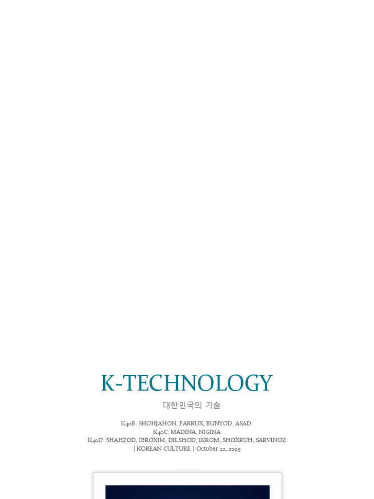 K Tech | PDF