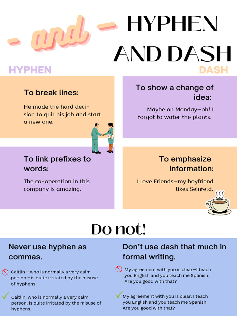 Hyphen: - and - and | PDF