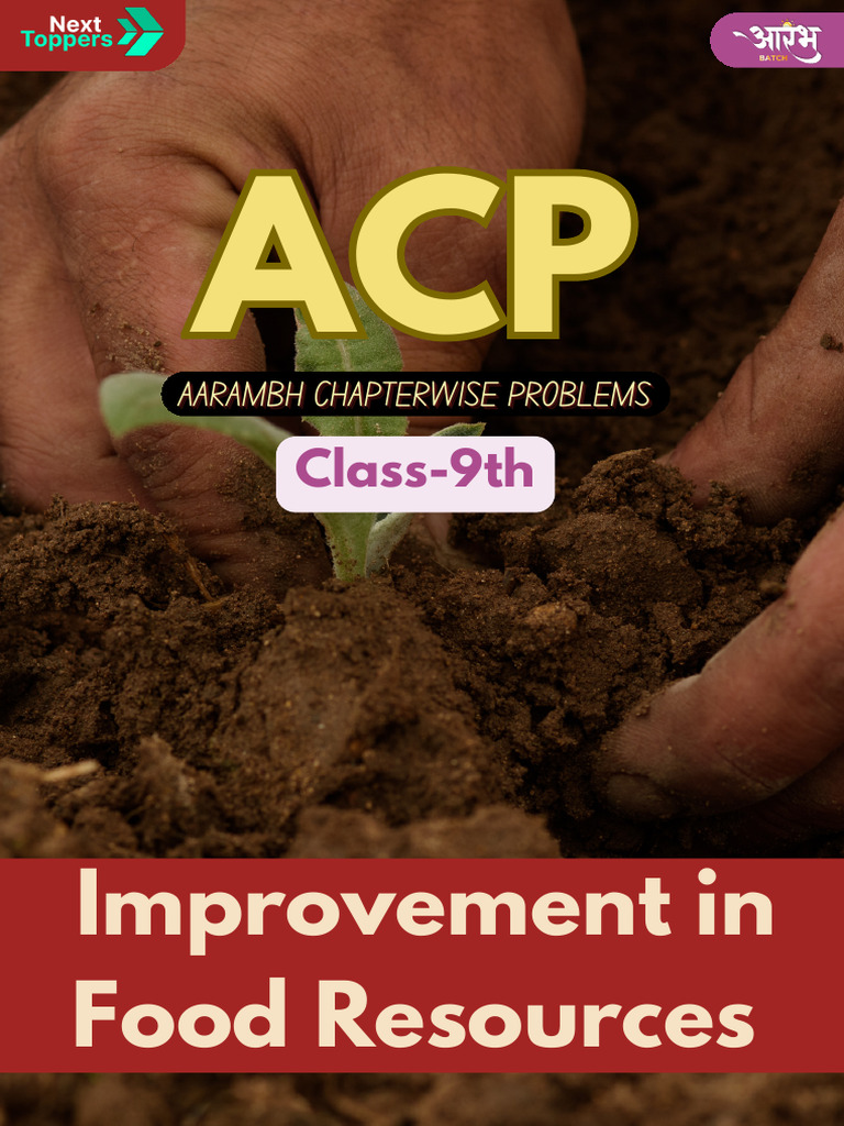 Acp Food Resources | PDF | Soil | Cereals