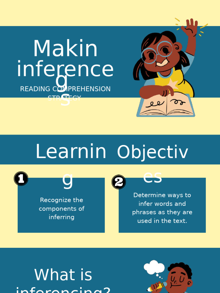 Making Inferences Educational Presentation in Blue Yellow Simple Style ...