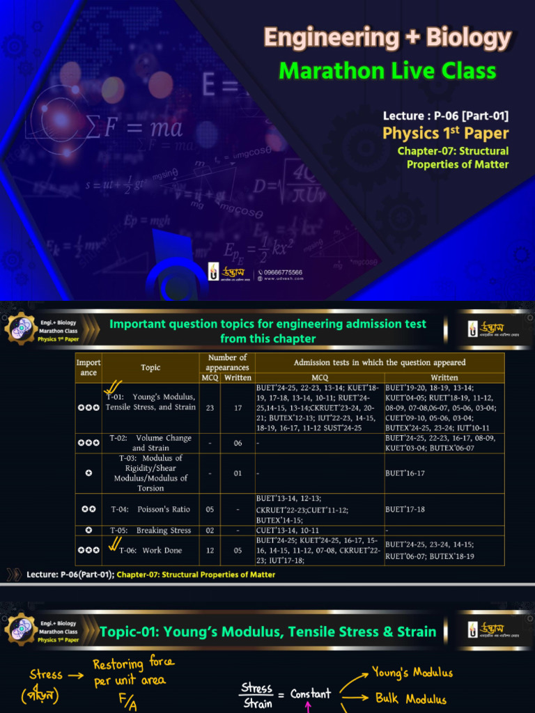 Phy 1st Chap 7 (Udvash Engineering) . | PDF