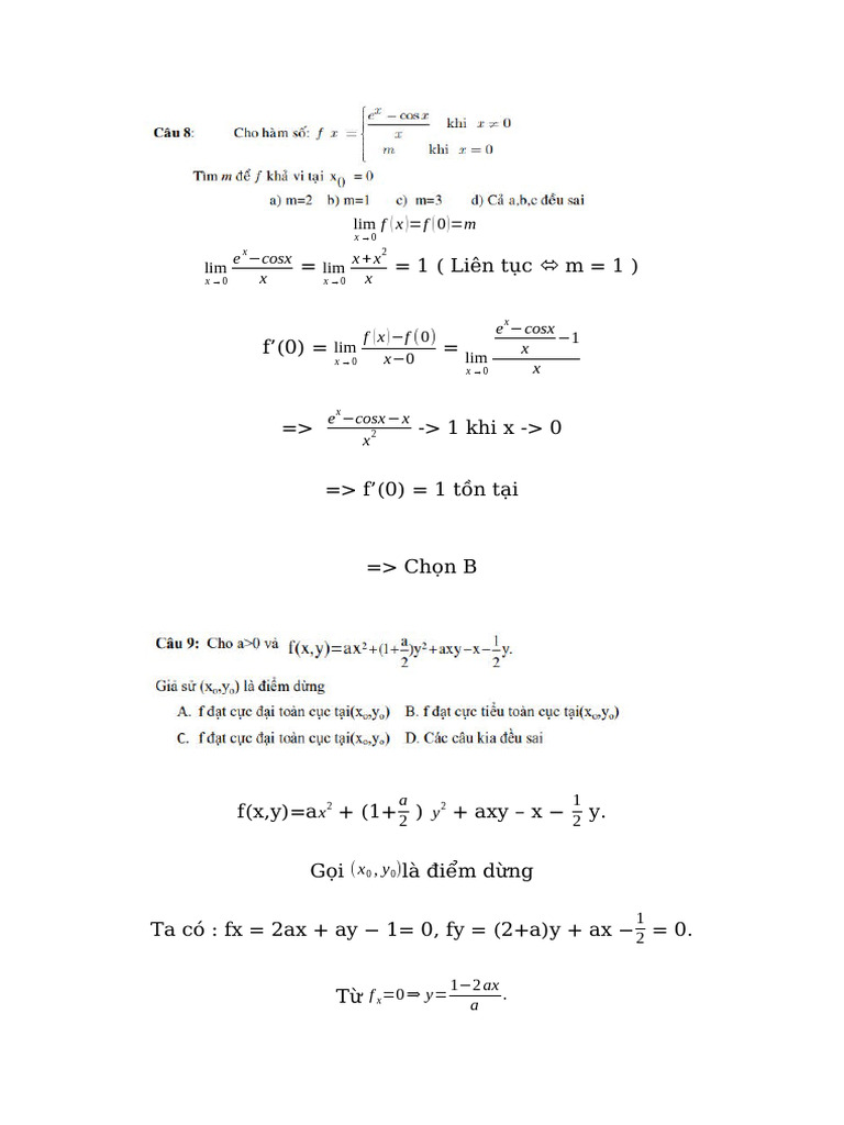 Bai tap on tap 8 9 10 11 p2 | PDF