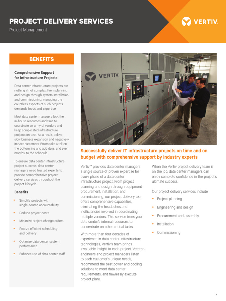 Project Delivery Services Data Sheet | PDF | Data Center | Infrastructure