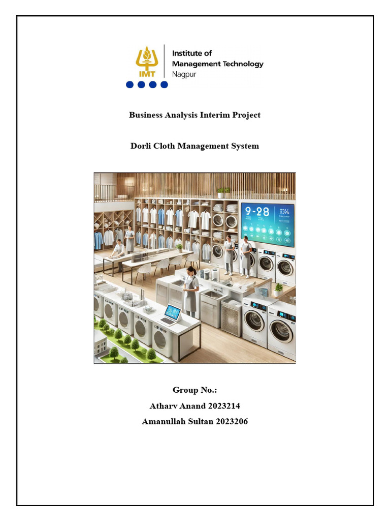Hostel Clothing Management System Overview | PDF | Clothing | Business ...