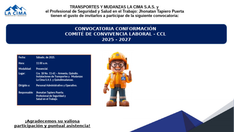 Banner Convocatoria CCL 2025-2027 | PDF