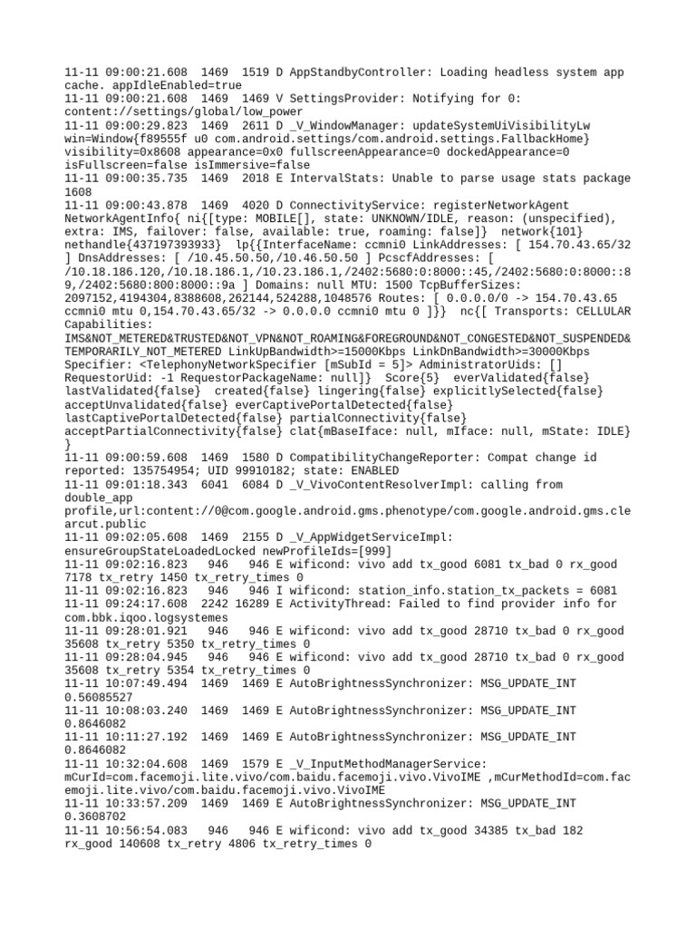 Log | PDF | Computing Platforms | Computer Programming