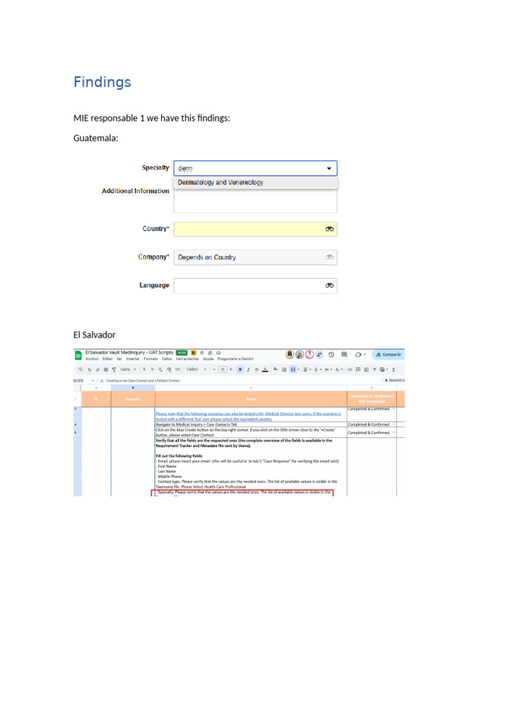 Findings Veeva | PDF