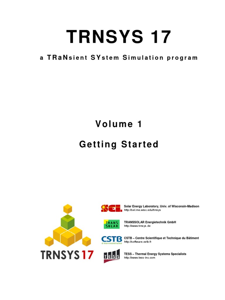 Trnsys Tutorial | PDF | Library (Computing) | Simulation