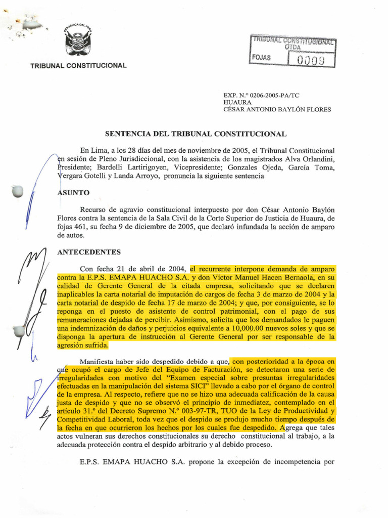 3. Caso Baylon Flores_unlocked | PDF | Sindicato | Derecho laboral