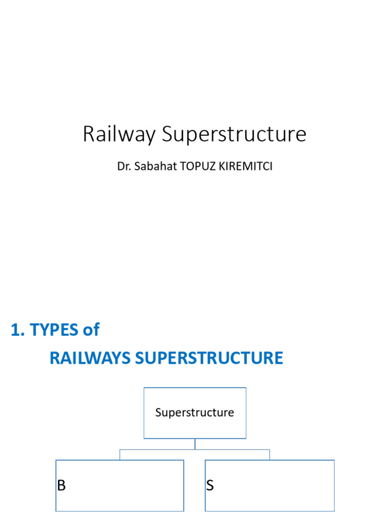 Types and Functions of Railway Superstructure | PDF | Rail ...
