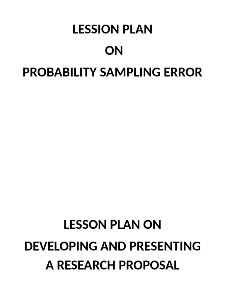 Lession Plan Padma Saranya | PDF
