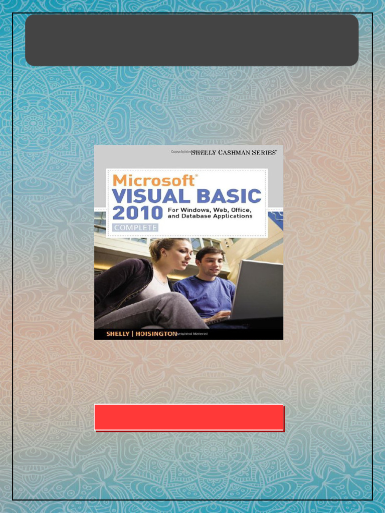 Microsoft Visual Basic 2010 for Windows Web and Office Applications ...