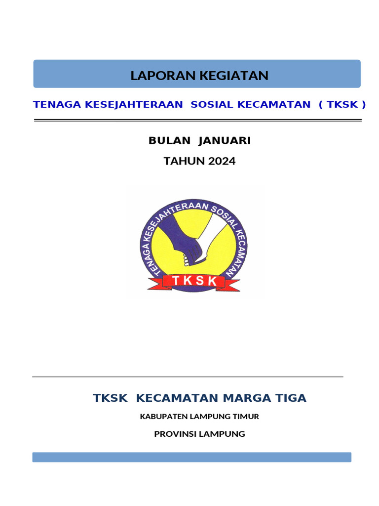 contoh SAMPUL Lap_Kabupaten | PDF