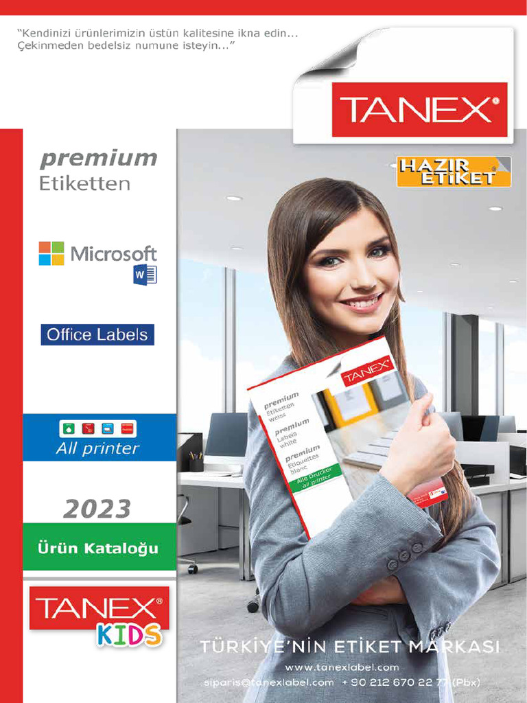 TANEX Etiket Katoloğu | PDF