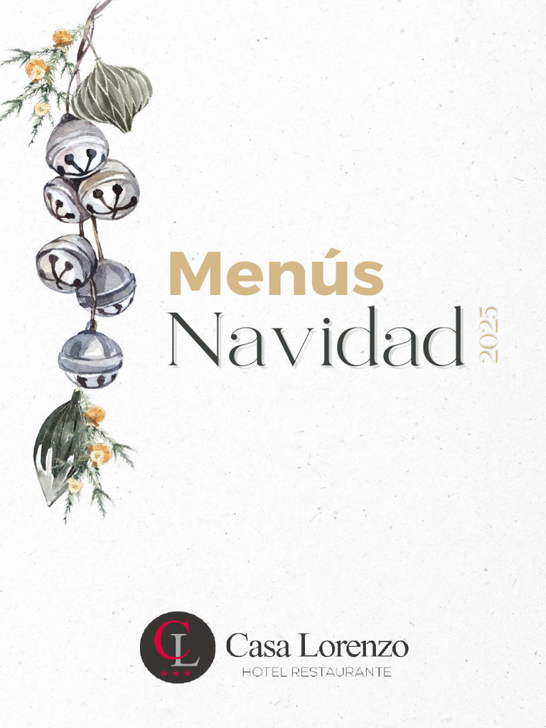 Menus Navidad 2025 - Compressed | PDF | Postres | Cocina occidental