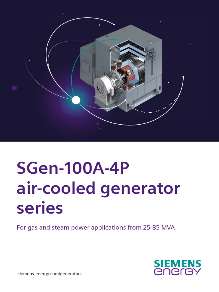 Factsheet SGen-100A-4P 20240624-PDF Original File | PDF | Electric Generator | Electricity