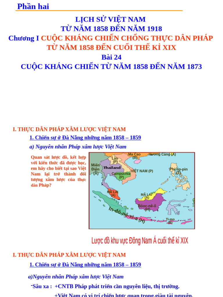 Bai 24 Cuoc Khang Chien Tu Nam 1858 Den Nam 1873 | PDF
