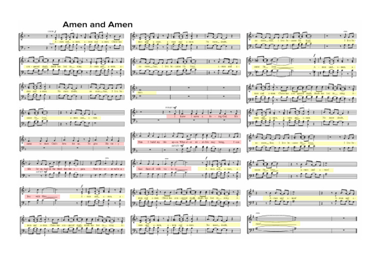 Amen and Amen All | PDF