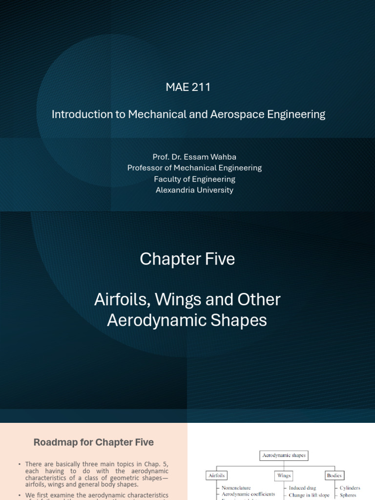 Aerodynamic Characteristics of Airfoils | PDF | Lift (Force) | Airfoil