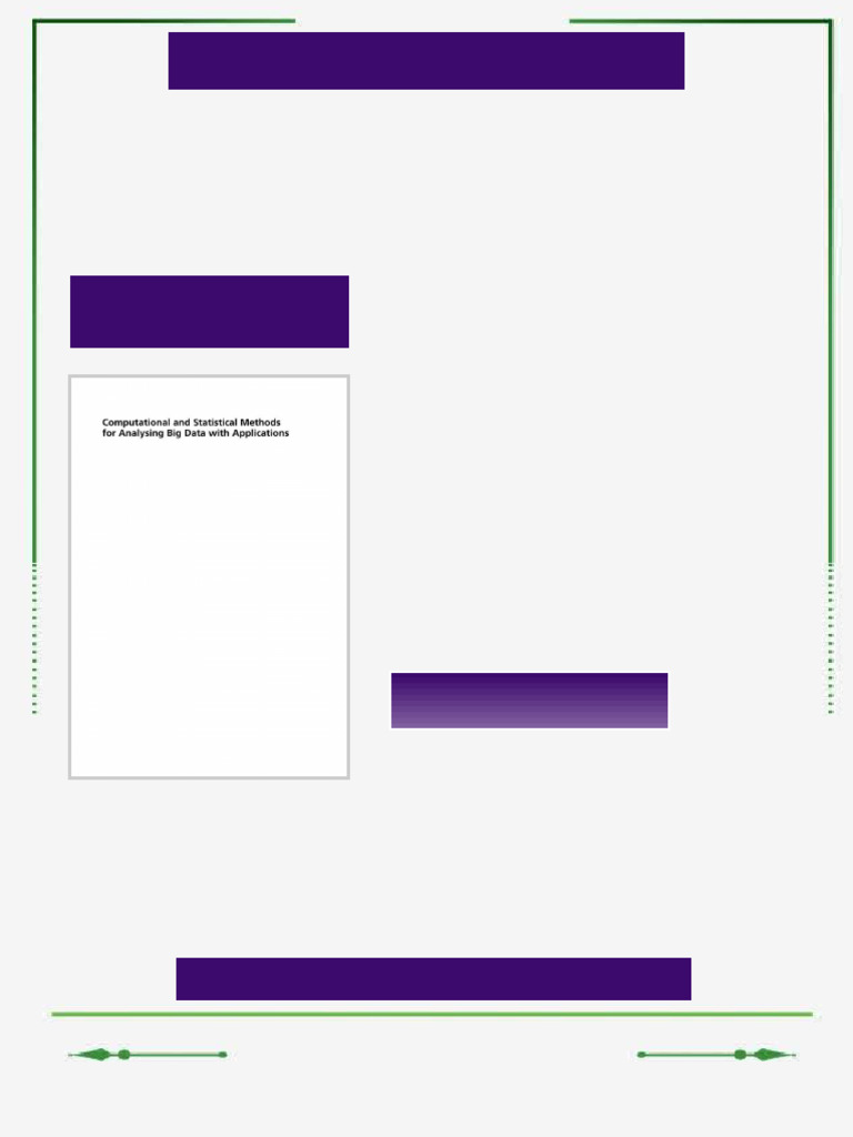 Computational and Statistical Methods for Analysing Big Data with Applications 1st Edition Shen ...
