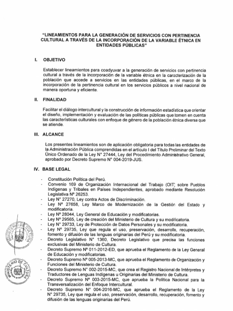 Ds 010-2021-Mc - Anexo - Publicacion Del Peruano PDF | PDF