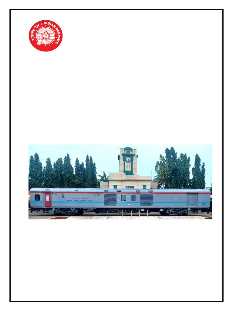 LHB Power Car Troubleshooting Guide | PDF | Power Supply | Relay