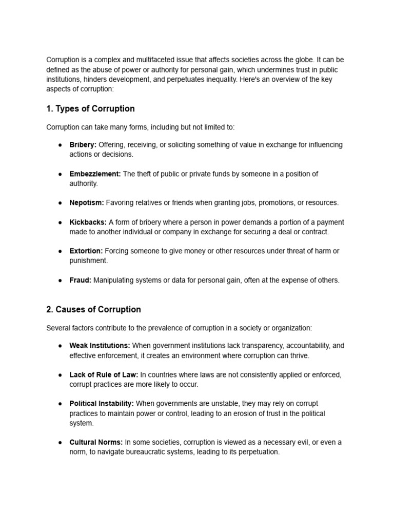 Corruption | PDF | Corruption | Political Corruption