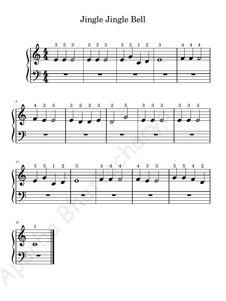 Jingle Bell Music Composition Analysis | PDF