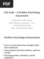 Angela Duckworth's Grit Scale Questionnaire | PDF | Grit (Personality ...