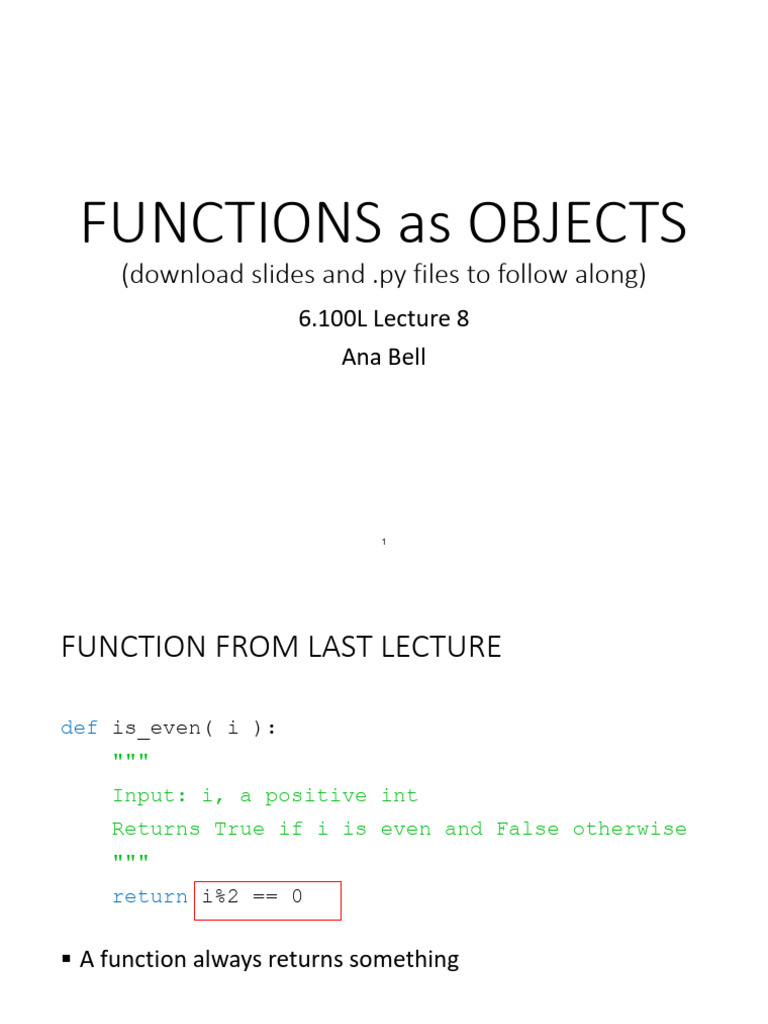 Lec5-1 | PDF | Parameter (Computer Programming) | Scope (Computer Science)