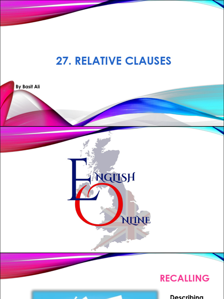 Relative Clauses | PDF | Linguistics | Syntax