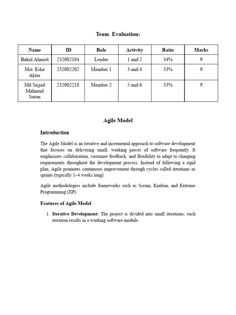 Selction of SDLC Model | PDF | Software Development Process | Agile Software Development