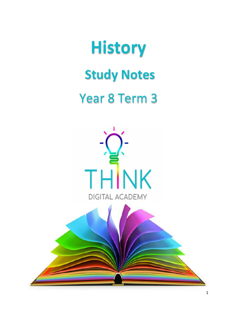History - Term 3 Study Notes | PDF | British Empire | Horatio Nelson ...