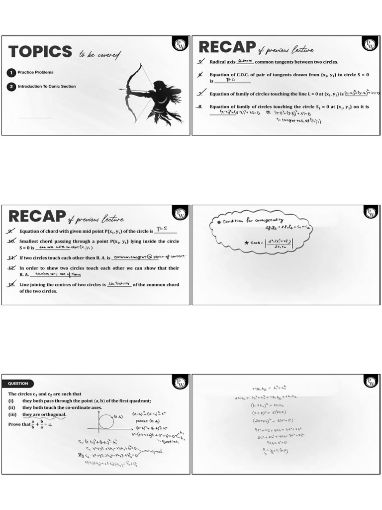 Conic Sections-Invert | PDF