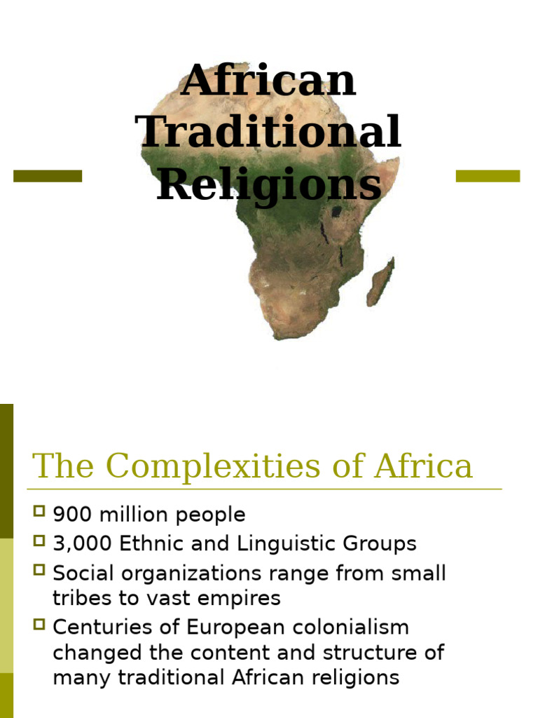 Understanding African Traditional Religions | PDF | Veneration Of The ...