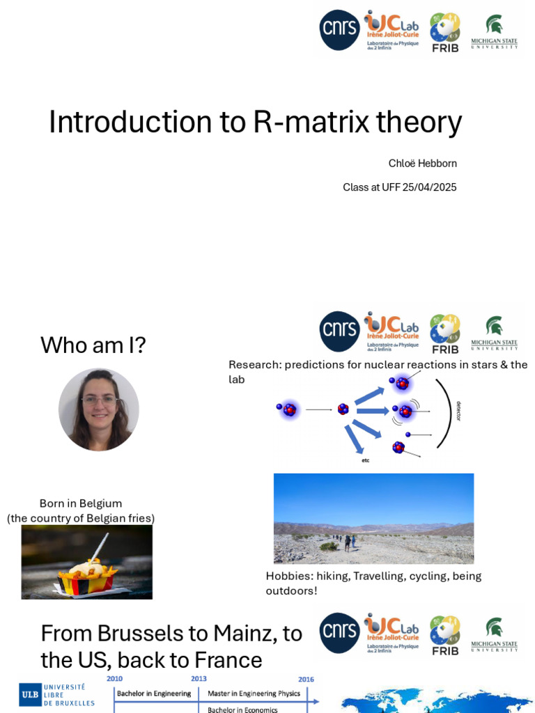 R-Matrix Theory in Nuclear Reactions | PDF | Schrödinger Equation ...