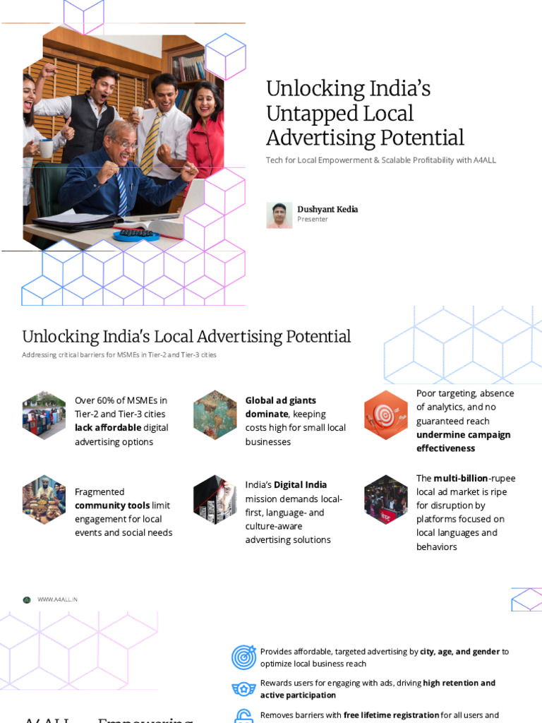 A4ALL Presentation On Local Advertising Market 5 Pages | PDF ...