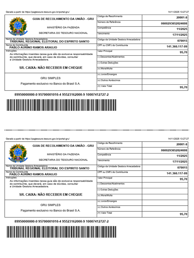 4º-GRU---0600293-85.2024.6.08.0053-(NOVEMBRO---PABLO) | PDF | Brasil