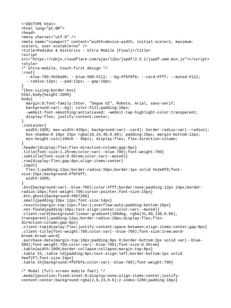 Promp Codigo Base | PDF