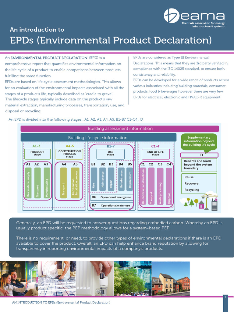Intro to EPD | PDF | Life Cycle Assessment | Business