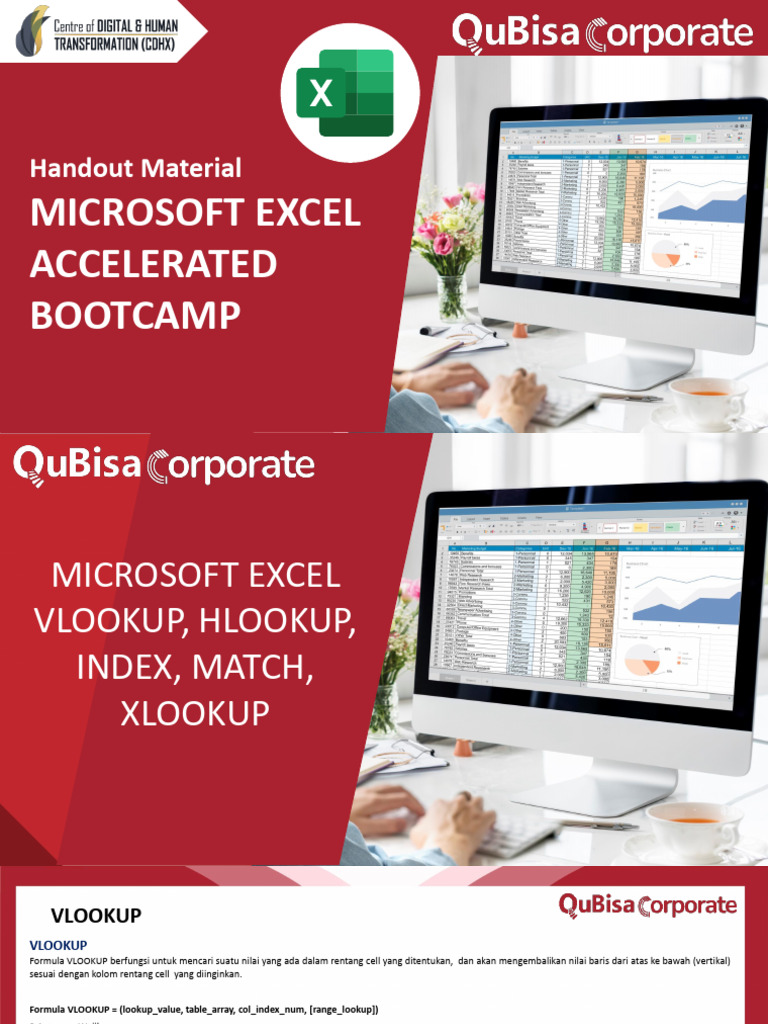 Handout Sesi 2 - Microsoft Excel Vlookup Hlookup Index Match | PDF